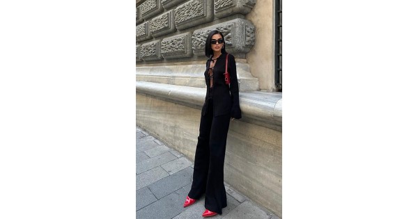 Krysia İp Bağlama Detay Fitilli Takım 9959